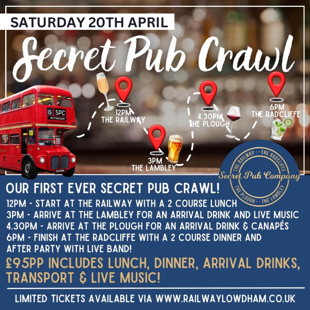 The Railway at Lowdham | Secret Pub Company Ltd – Secret Pub Company Ltd